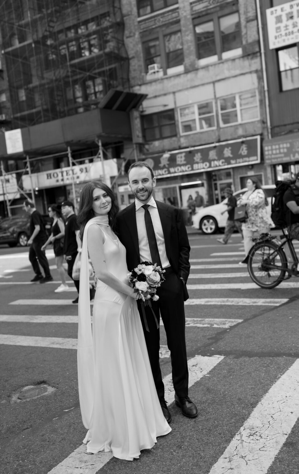 A Fashion-Forward NYC City Hall Elopement on Digital and Film ...